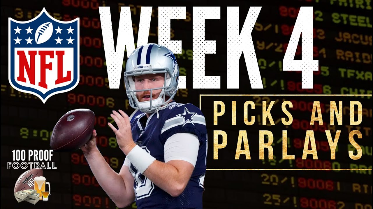 NFL WEEK 4 PICKS AND PARLAYS! 💰 - YouTube