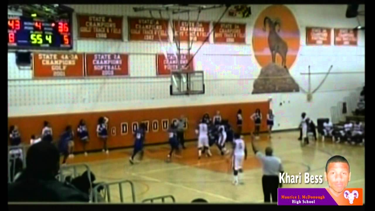 Khari Bess 2010 Basketball Highlights - McDonough High School - YouTube