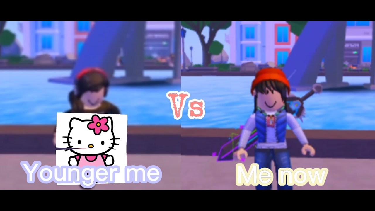 Younger me Vs Me now meme| Roblox| - YouTube