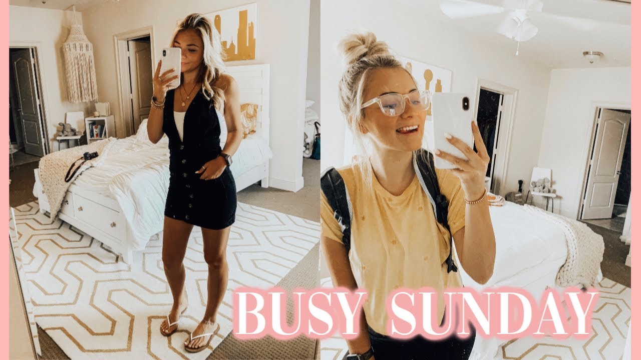 BUSY SUNDAY | Summer Classes, Cleaning & Church - YouTube