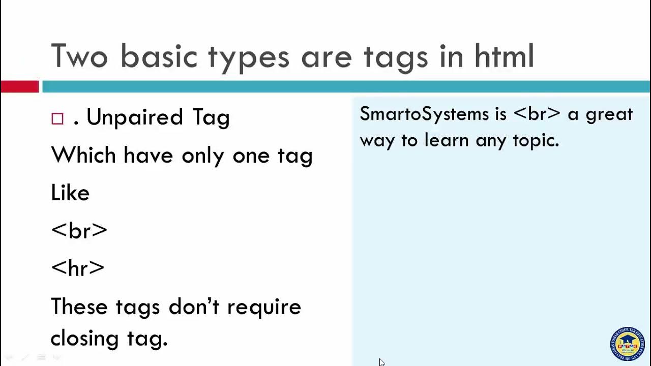 #__part 7 html basic tag - YouTube