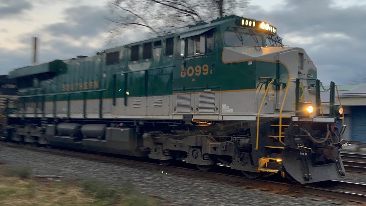 CSX B741 Featuring NS 8099 (ES44AC) “Southern” And NS 9799 (C44-9W) 11 ...
