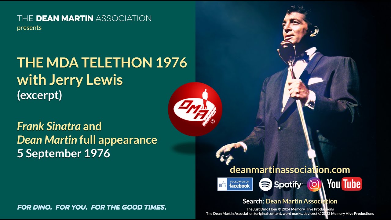 Frank Sinatra And Dean Martin Full Appearance The Mda Telethon 1976