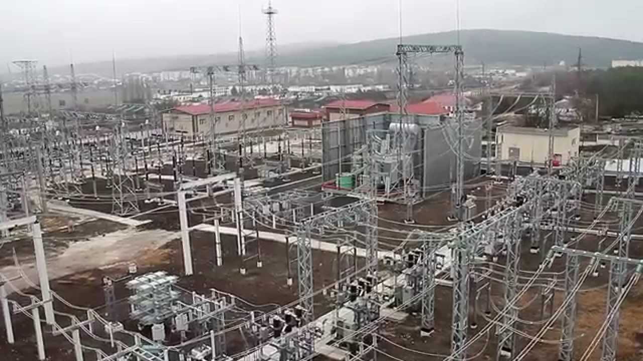Подстанция 330 кВ Севастополь (Substation 330 kV Sevastopol) - YouTube