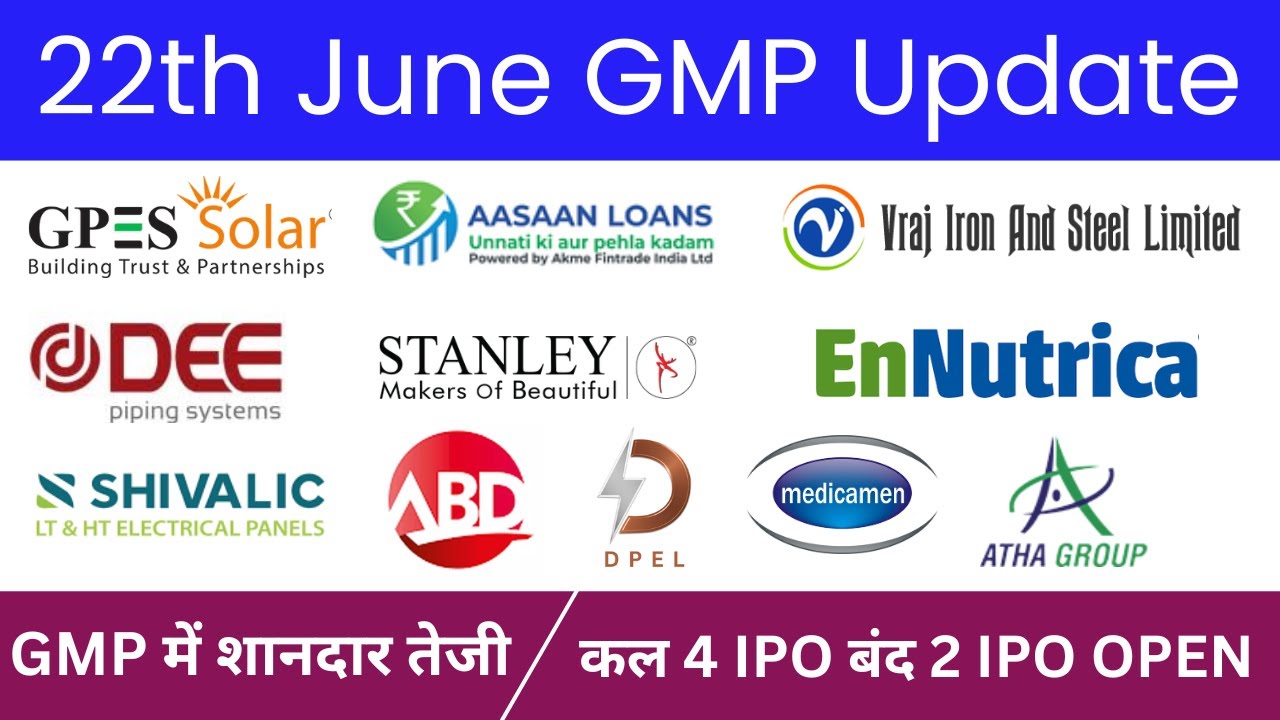 DEE Development IPO | Akme Fintrade IPO | GEM Enviro IPO | Stanley ...