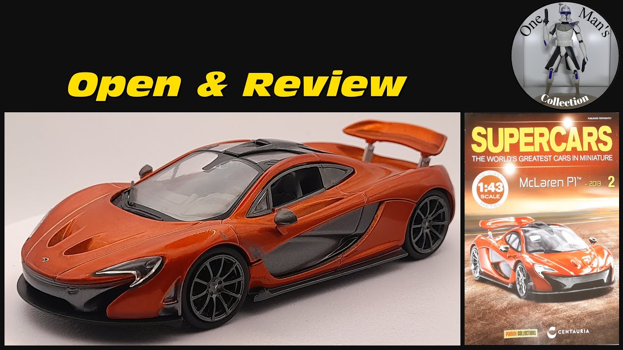 Supercars Collection #2 - McLaren P1 2013 - 1:43 Scale - Panini ...
