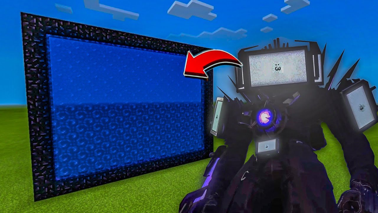How to Make A Portal To The New Titan Tv Man Dimension in Minecraft ...