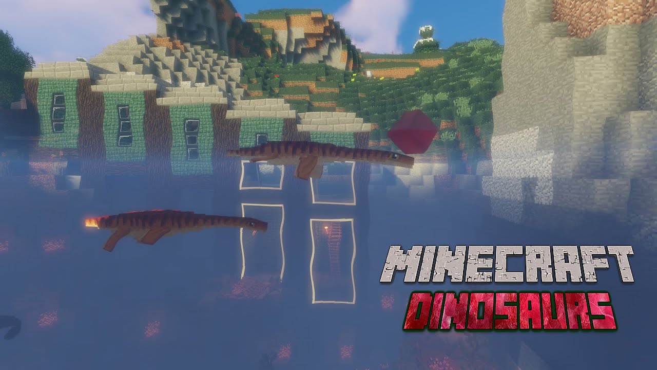 Playful Plesiosaurs |Ep36| Minecraft Dinosaurs - YouTube