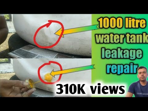 How do you repair a plastic water tank | पानी की टंकी कैसे रिपेयर करें ...
