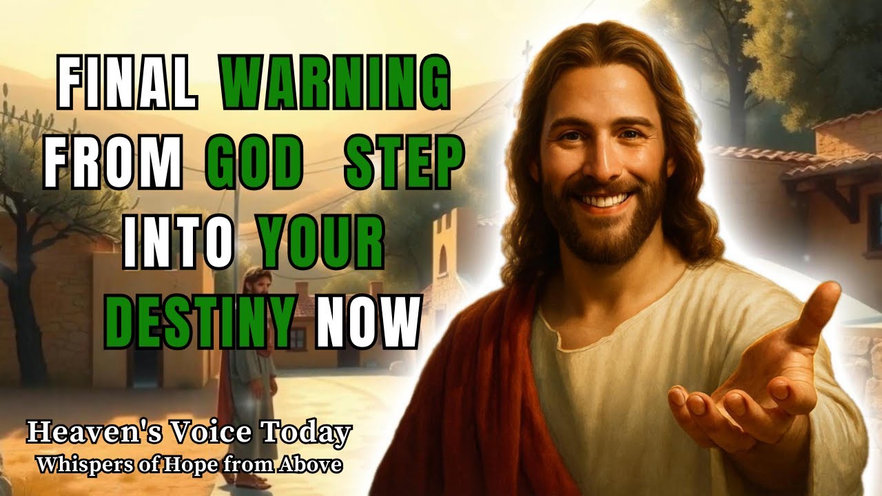 Final Warning from God - Step Into Your Destiny Now | Gods Message Now ...