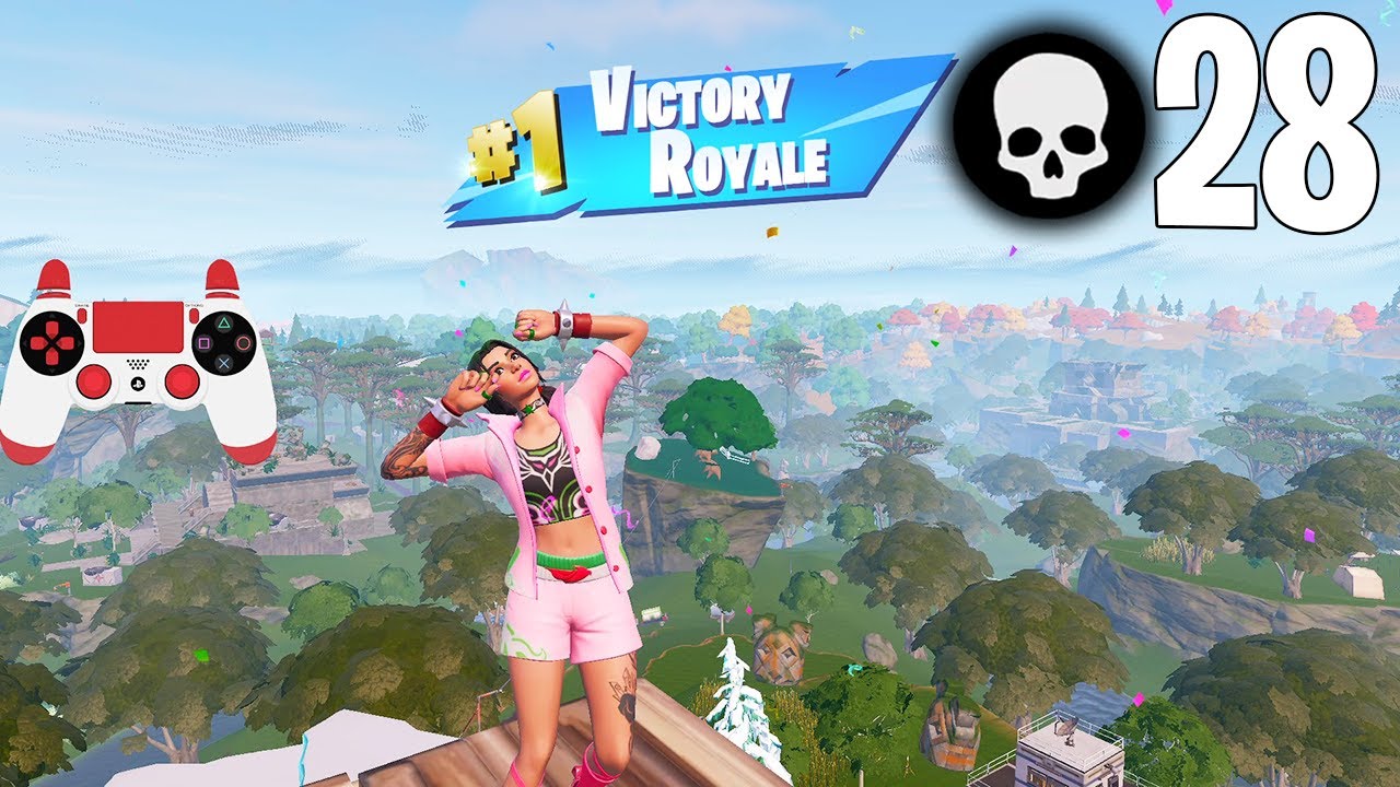 28 Elimination Solo Squads Gameplay "Build" Win (Fortnite Chapter 4 ...