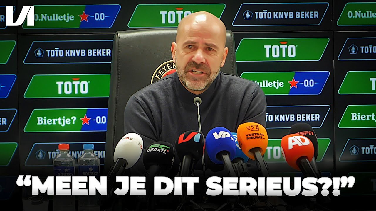 Peter Bosz furieus na Feyenoord - PSV over niet gegeven strafschop ...