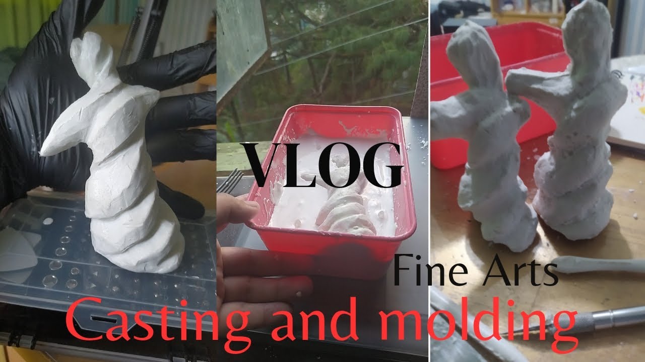 Casting and Molding of a sculpture🤗 | Uc Fine Arts vlog - YouTube