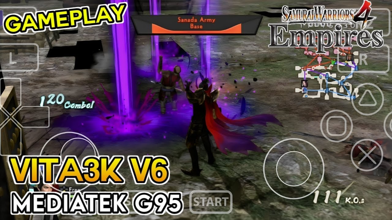 Vita3k Android V6 | Samurai Warriors 4 Empires | Mediatek G95 ...