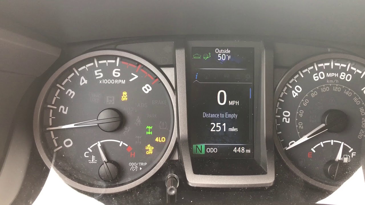 How To Use Crawl Control Toyota Tacoma 2020 - YouTube