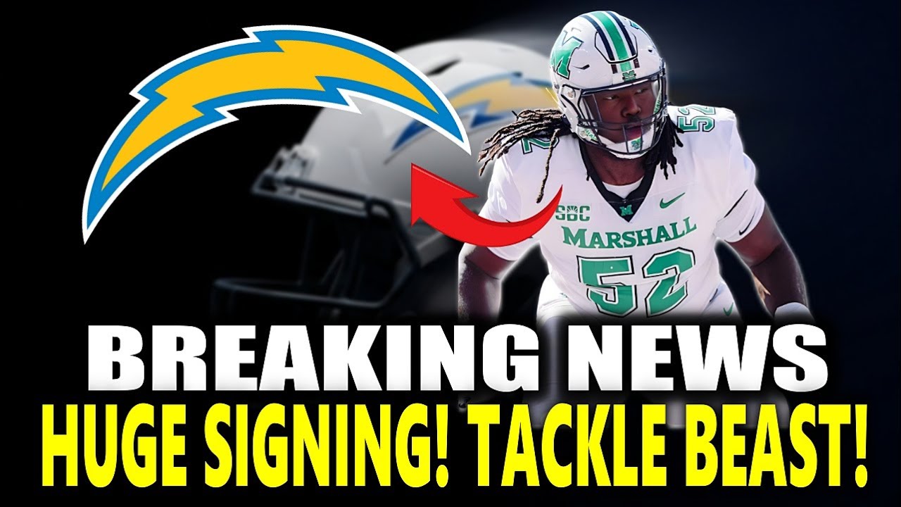 JUST IN! CHARGERS SIGN HUGE TACKLE! LOS ANGELES LANDS 336-POUND BEAST ...