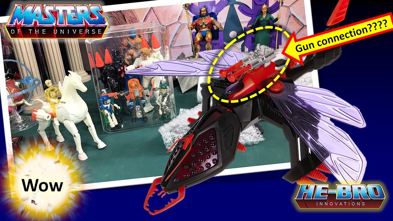 Micronauts He-Man connection??? Let’s build a Hornetroid too - YouTube