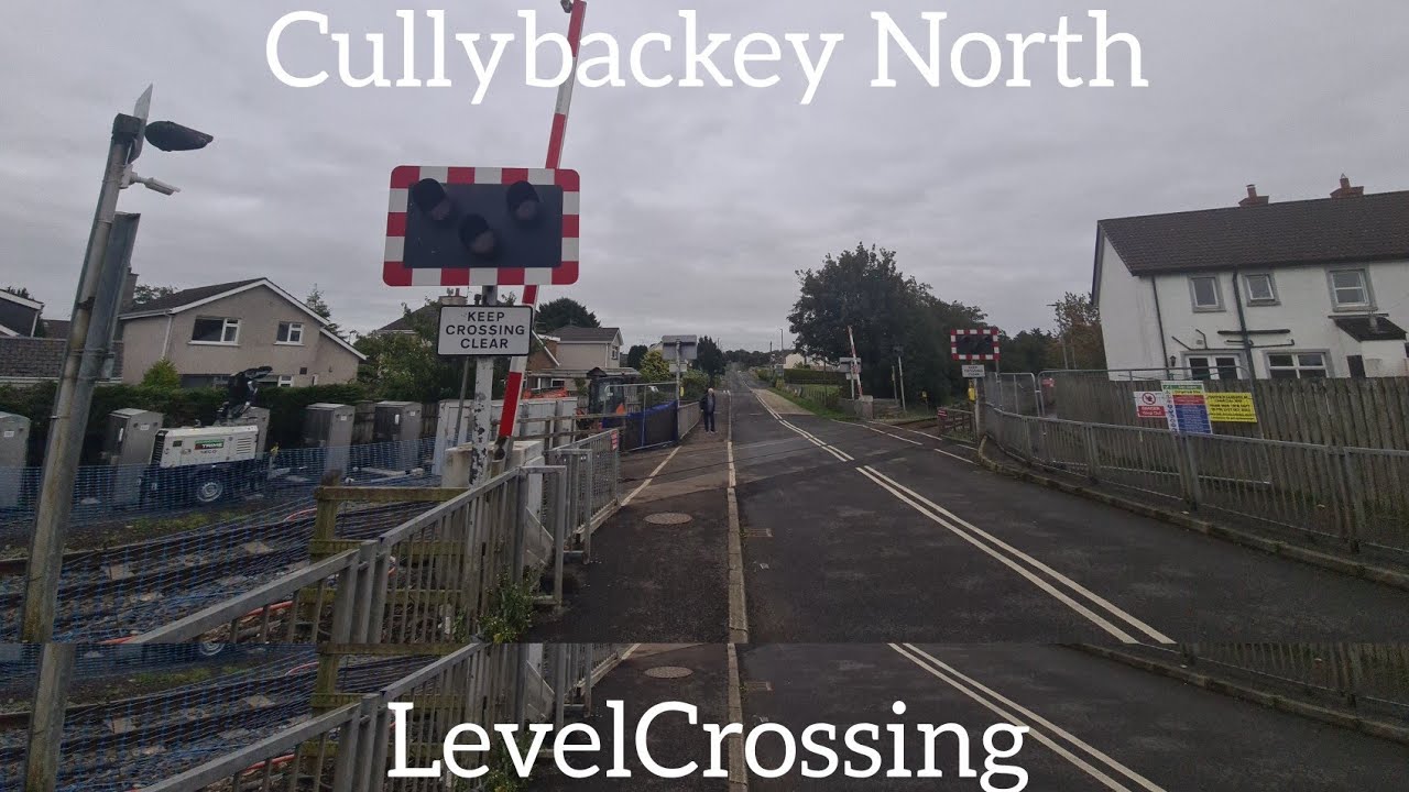 Cullybackey North Level Crossing (Ballymena) Monday October 03.10.2022 ...