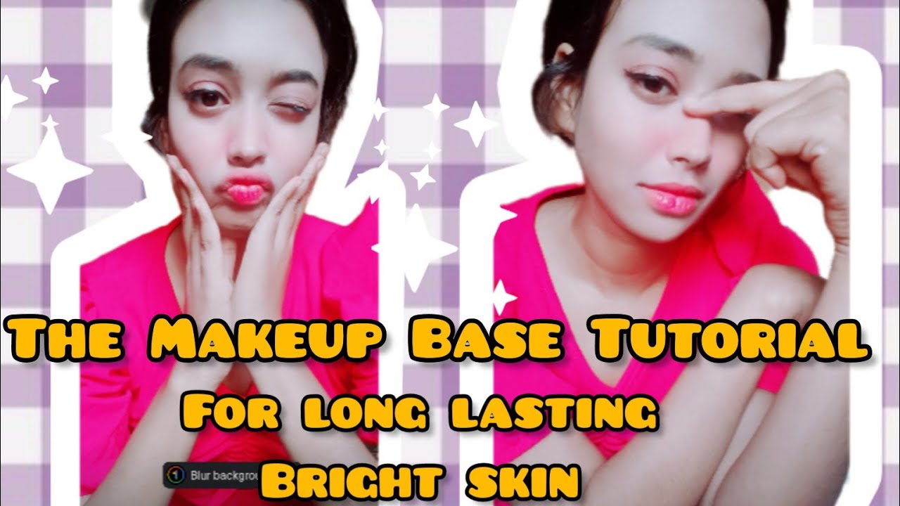 How to do Makeup Base for Long-lasting brighter skin makeup - YouTube