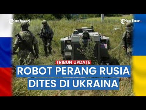 🔴 Full Rekaman Robot Tempur Rusia Hancurkan Pertahanan Ukraina di Medan ...