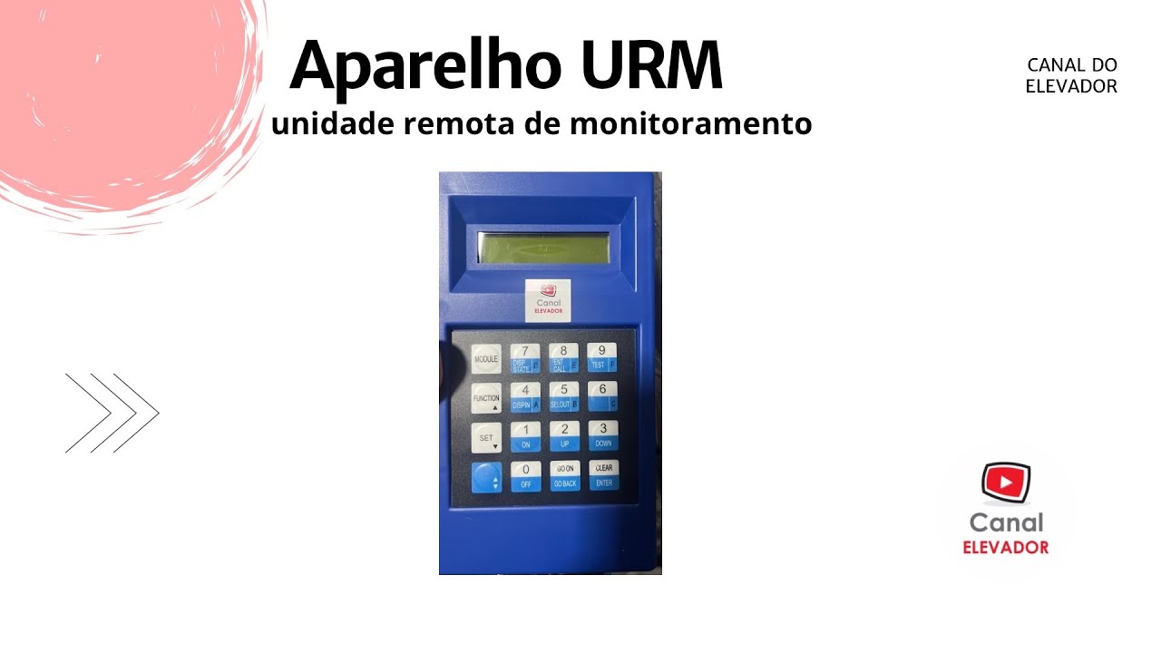 Aparelho Consola URM OTIS ELEVADOR - YouTube