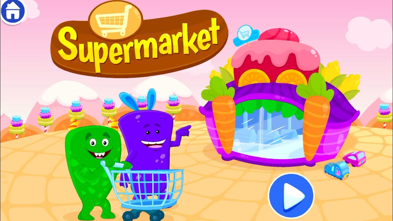 Chomping Monster Supermarket | Little Monsters go Shopping | Kidloland ...