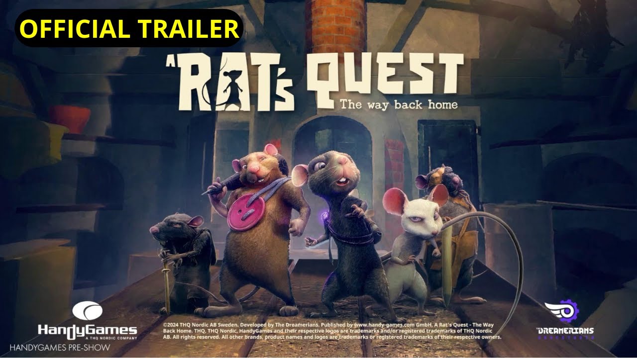 A RATS QUEST The Way back home THQ Nordic Showcase 2024 Trailer - YouTube
