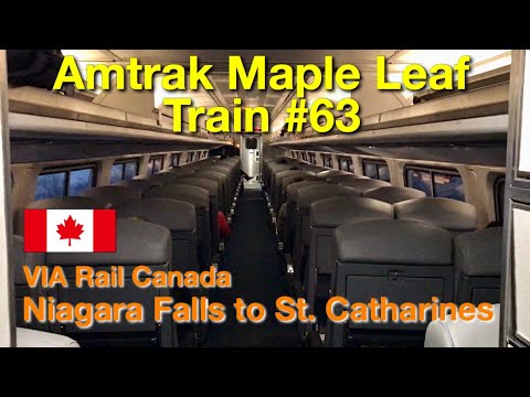 [ Canada Train ] Amtrak Maple Leaf Train #63 in Canada - YouTube