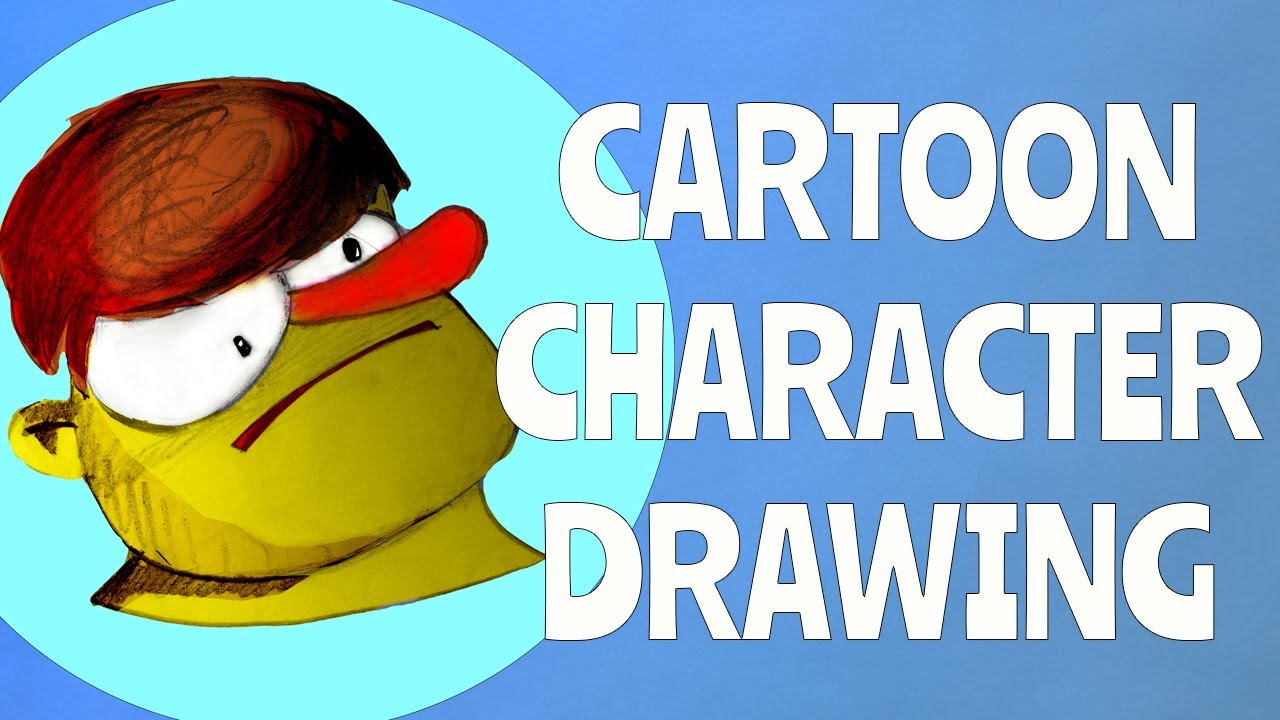 CARTOON CHARACTER DRAWING | EASY AND CREATIVE | Cartoon Drawing Easy ...