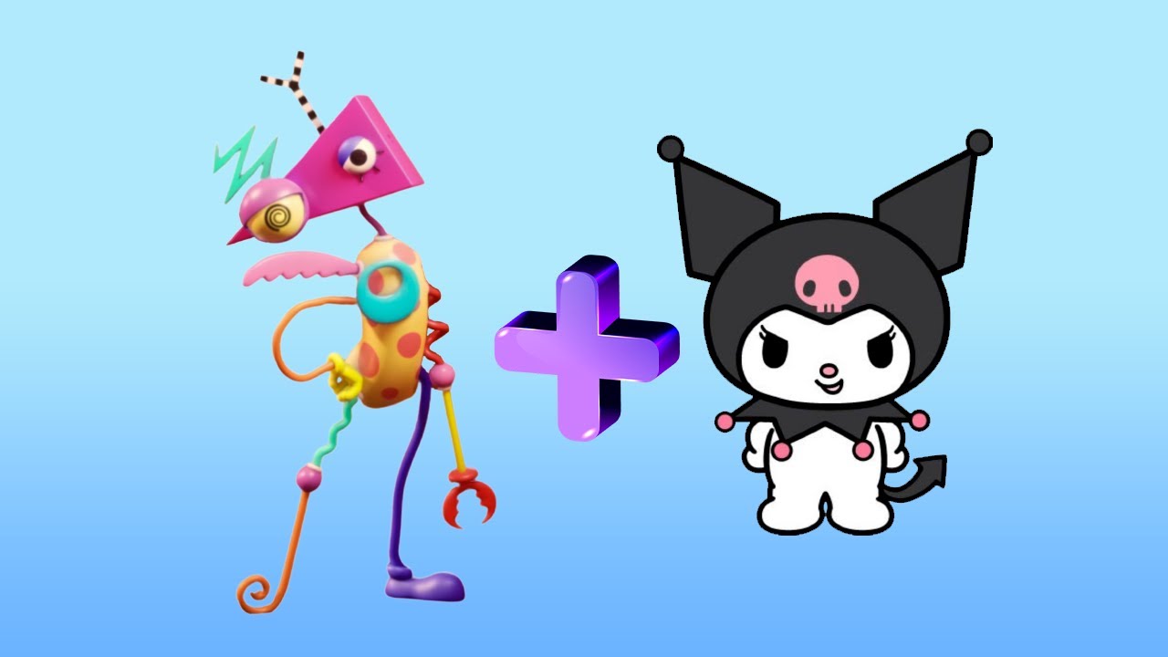 The mixing characters😲 Hello Kitty The Digital Circus #hellokitty # ...