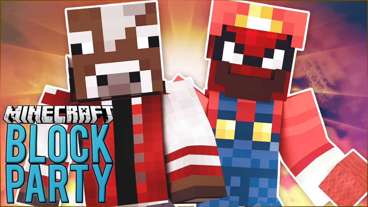 OBCIĄGNĘ CI! CO?! - Minecraft: Block Party w/ Mandzio - YouTube