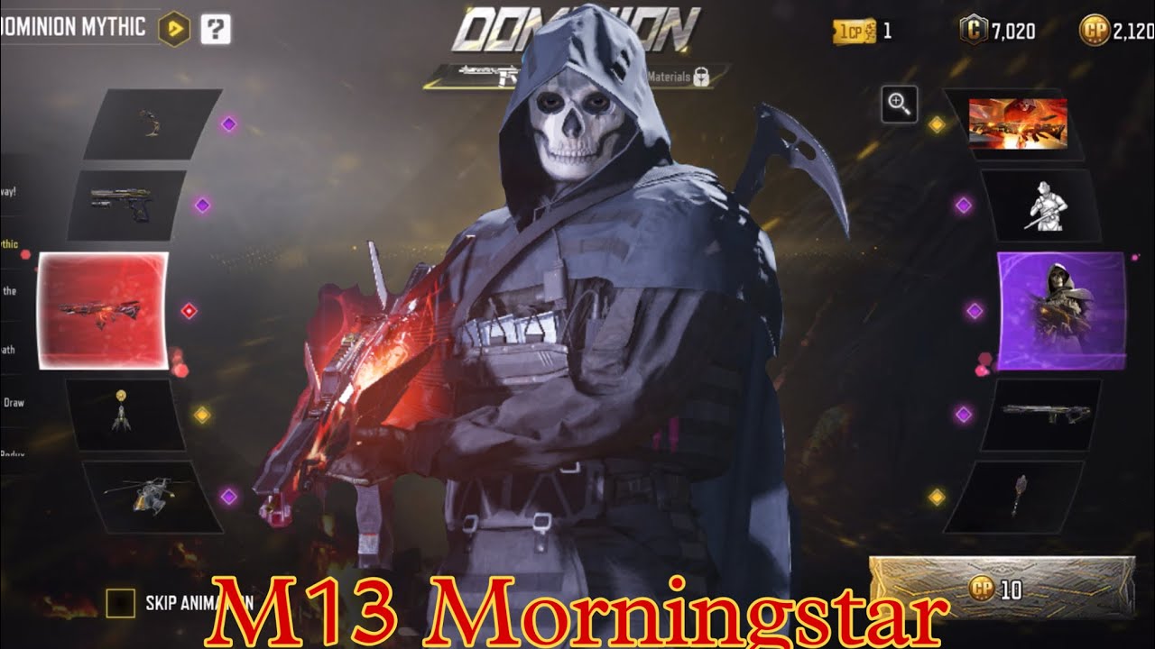 Dominion Mythic M13 Morningstar draw | COD MOBILE - YouTube