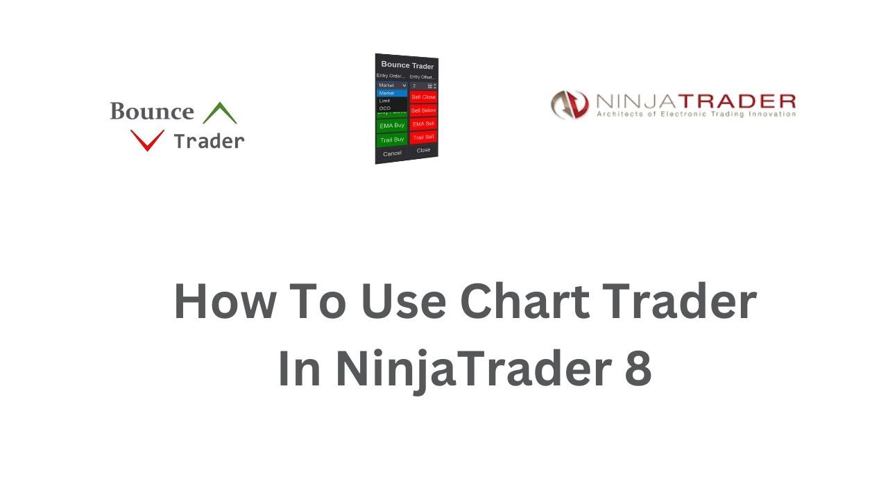 How To Use Chart Trader In NinjaTrader 8 - Difference Between Default Chart Trader And Bounce ...