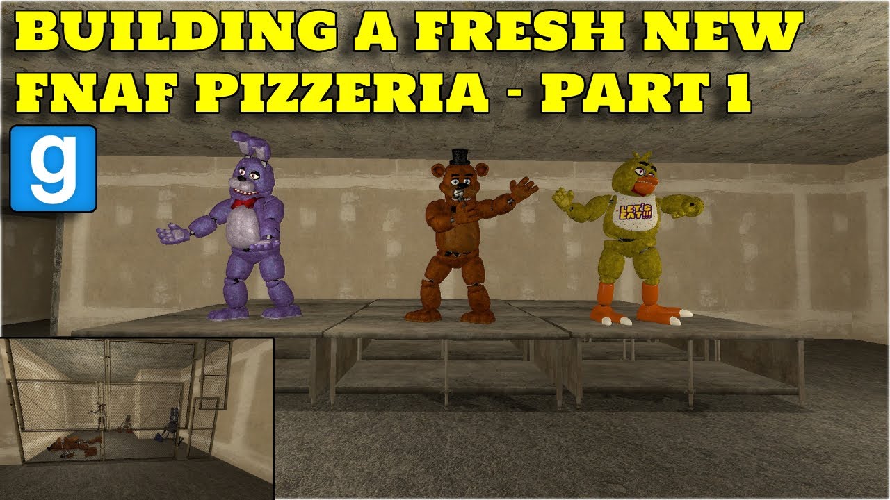 Building My Own FNAF Pizzeria (Part 1) - YouTube