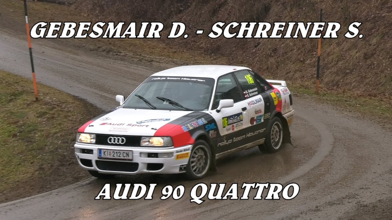JANNER RALLYE 2024 | GEBESMAIR DAVID - SCHREINER SIMON | AUDI 90 ...