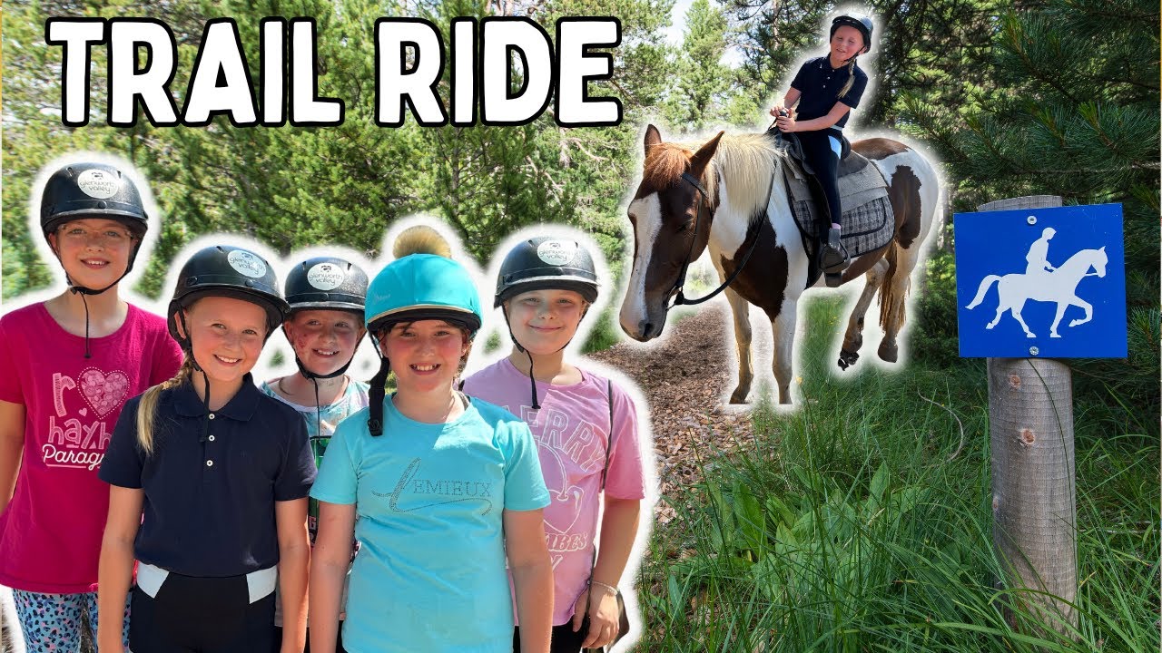 TRAIL RIDE WITH MY FRIENDS FOR MY 10th BIRTHDAY - YouTube