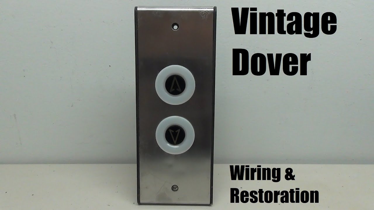 Restoring and Wiring a Vintage Dover Elevator Button - YouTube