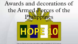 Awards And Decorations Of The Armed Forces Philippines You