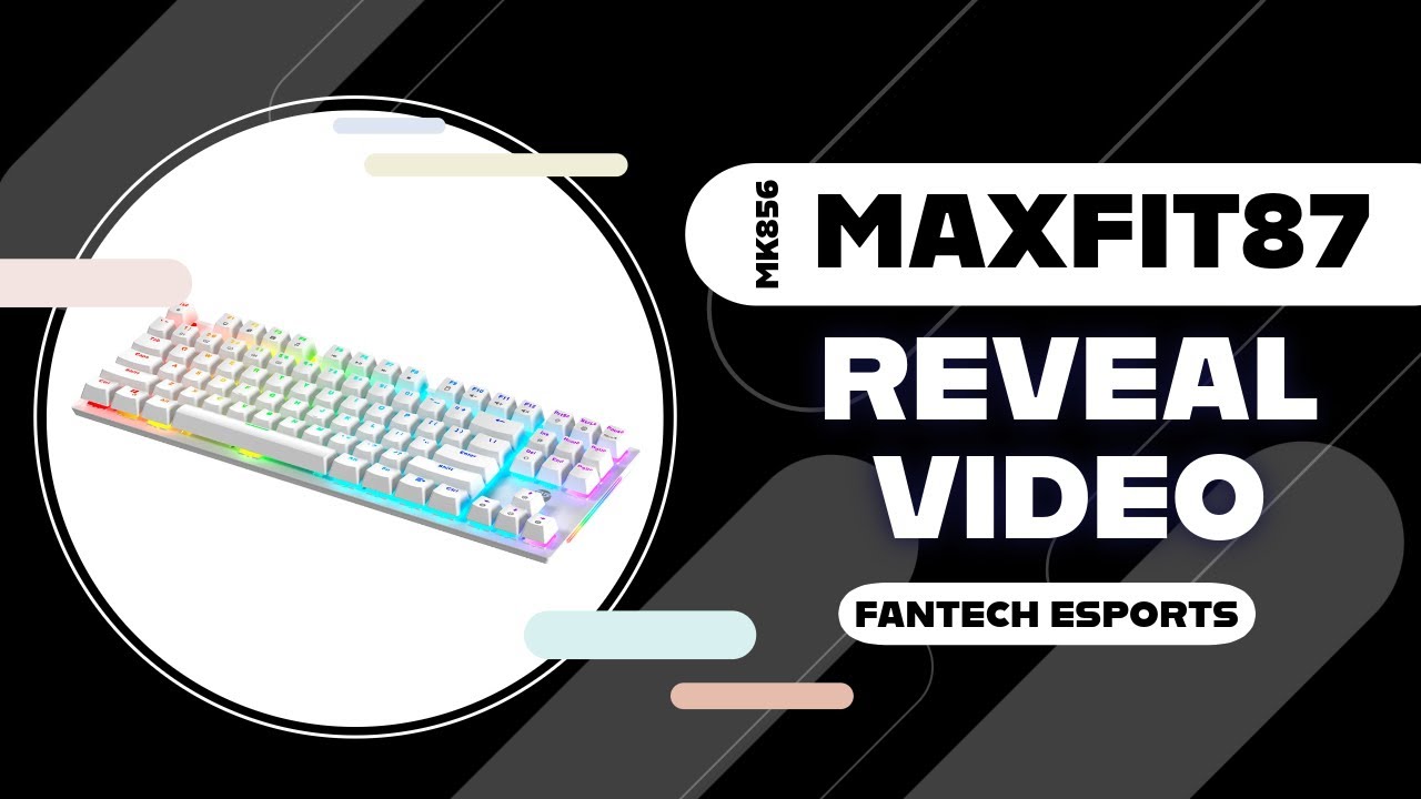 Teclado Gamer Mecánico MAXFIT87 MK856 - Video Oficial lanzamiento ...