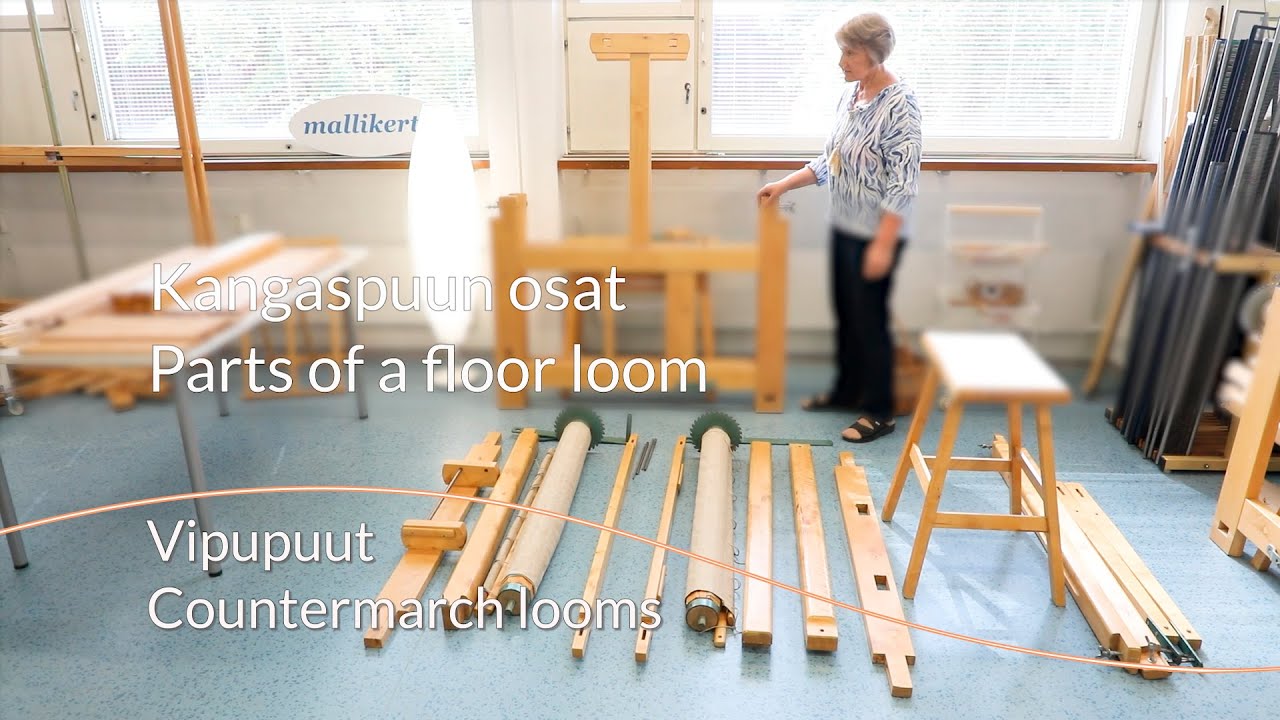 Kankaanrakentajan kudontakurssi: Osa 1 Kangaspuun osat - Weaving Course ...