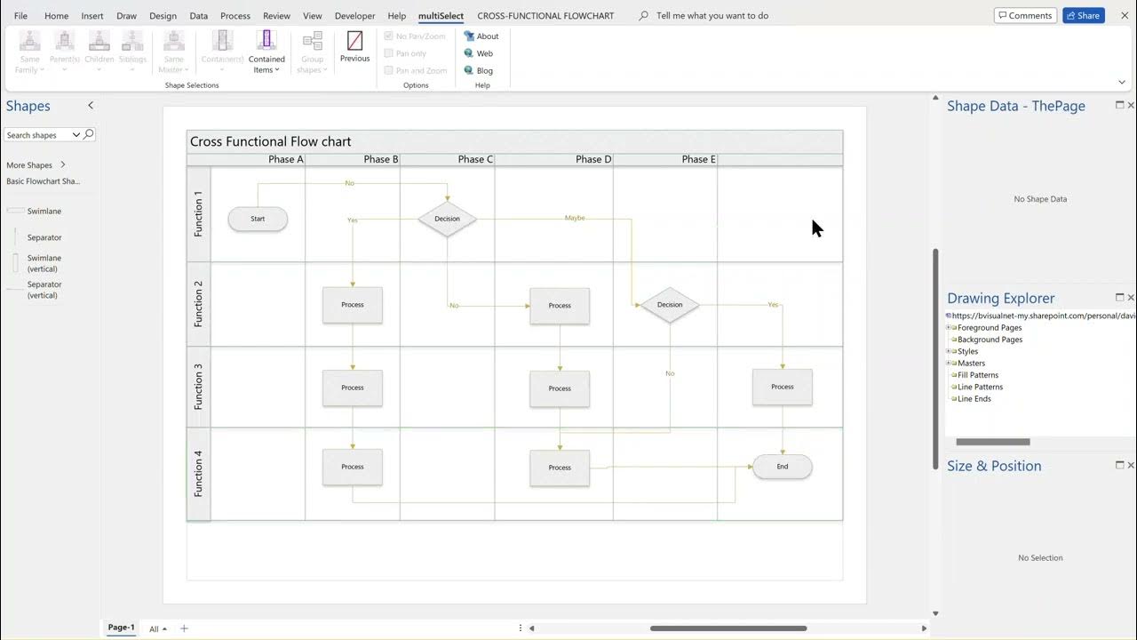 Adding more selection features to desktop Visio - YouTube