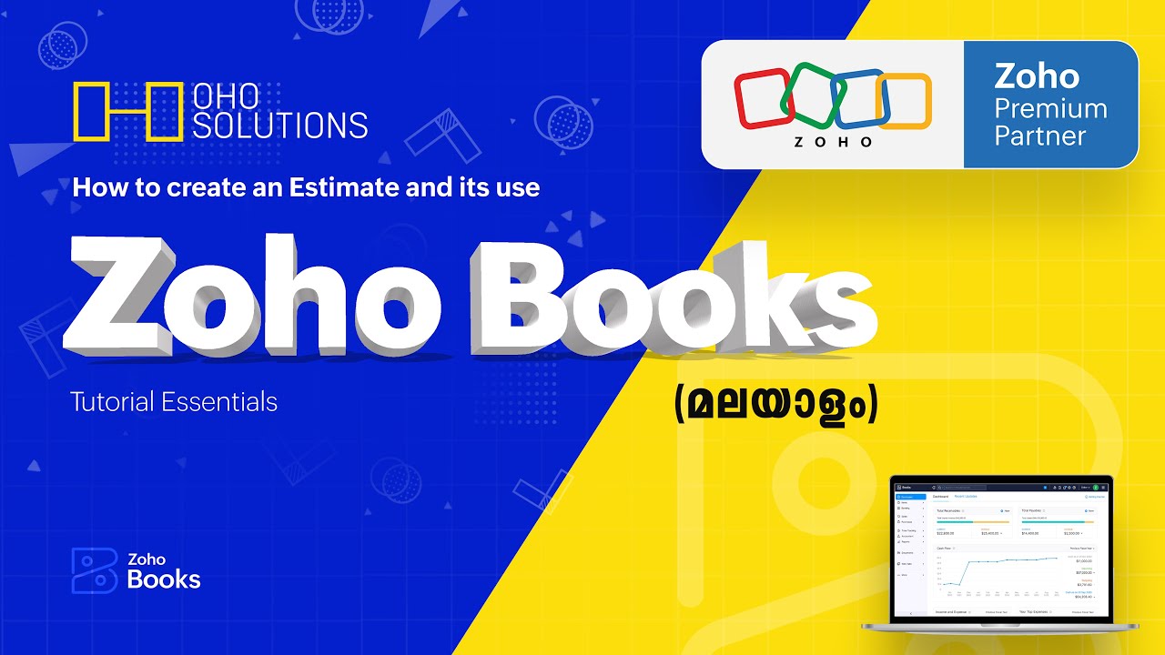 How to create an Estimate and its use | Zoho Books Tutorial | Zoho Books Malayalam | Zoho - YouTube