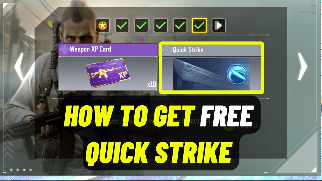 How to Get FREE Quick Strike Class in Cod Mobile | FANCY FOOTWORK EVENT ...