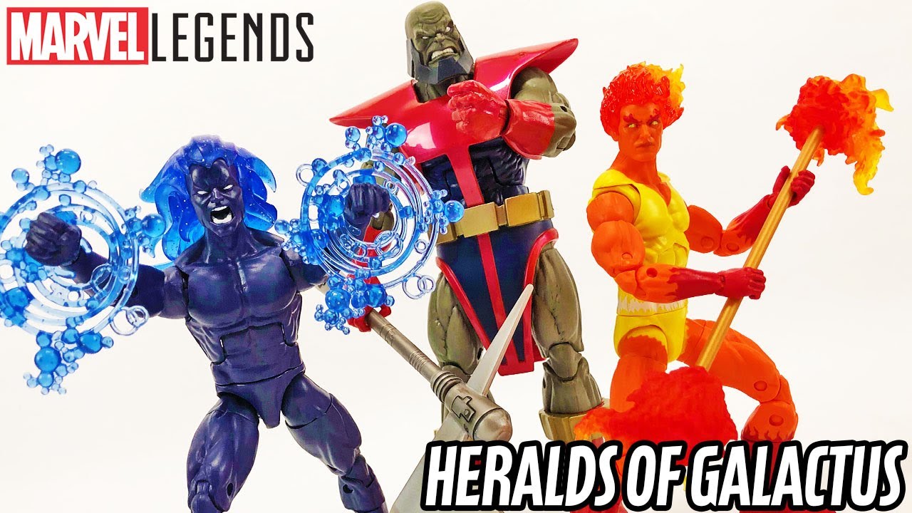Marvel Legends Heralds of Galactus - Firelord, Fallen One & Terrax ...