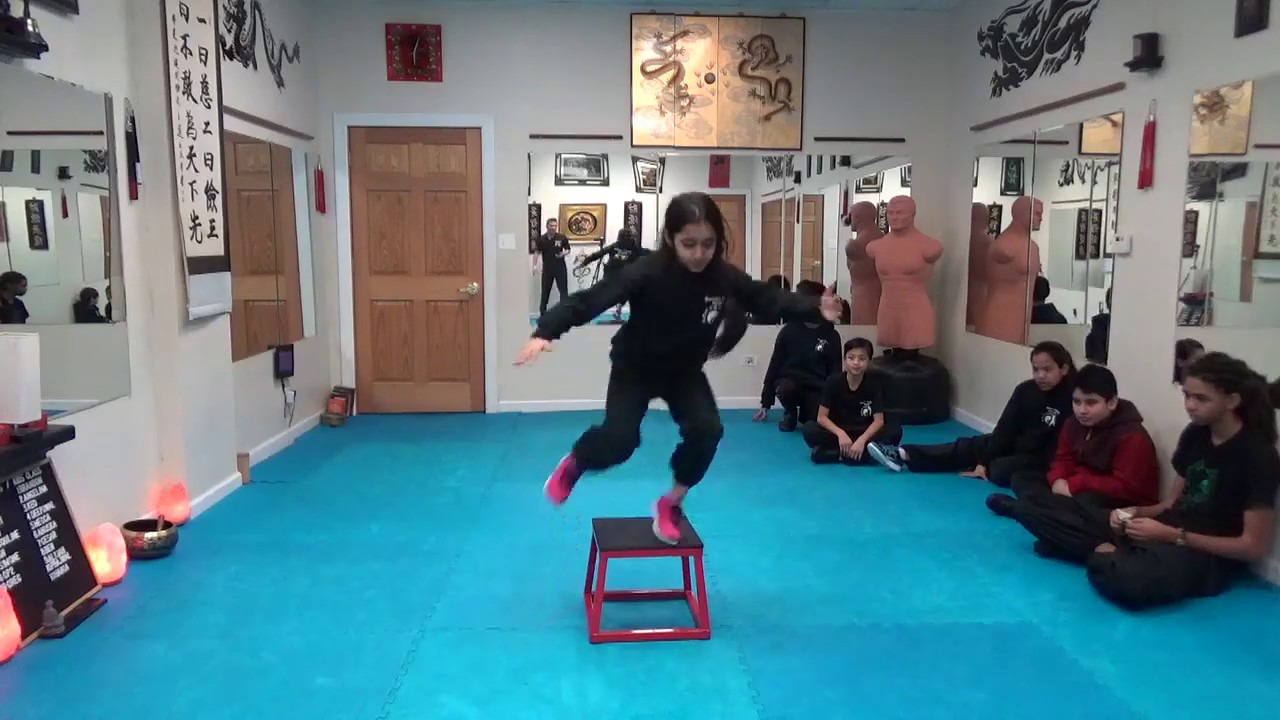 Kung Fu Kids - Side Step Up Challenge - YouTube