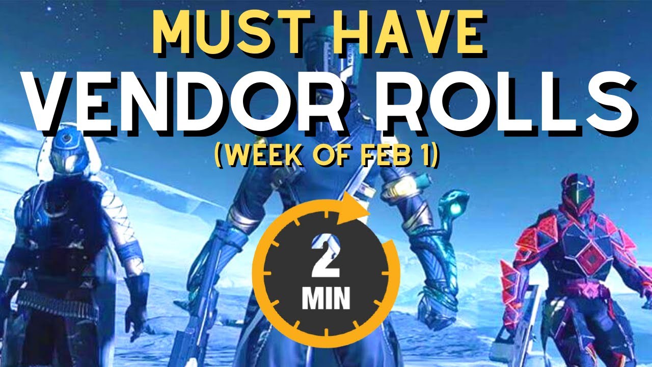 MUST HAVE Armor Rolls (+GOD ROLL BOW) for ALL Characters | Weekly Reset ...