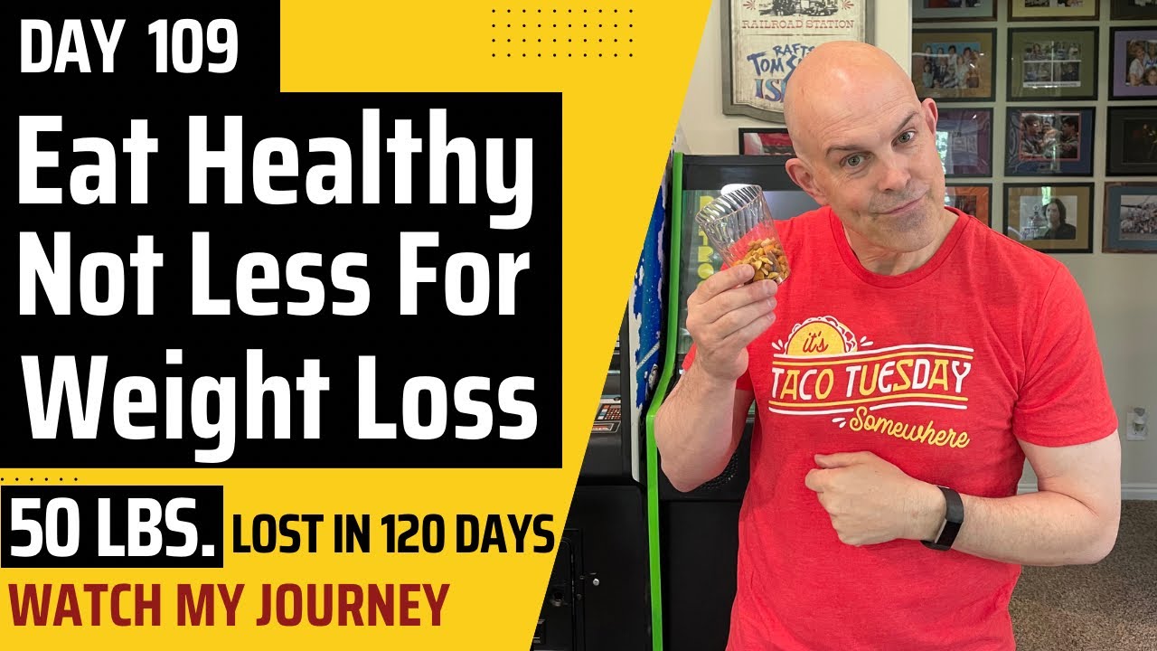 Eat healthy not less for weight loss - YouTube