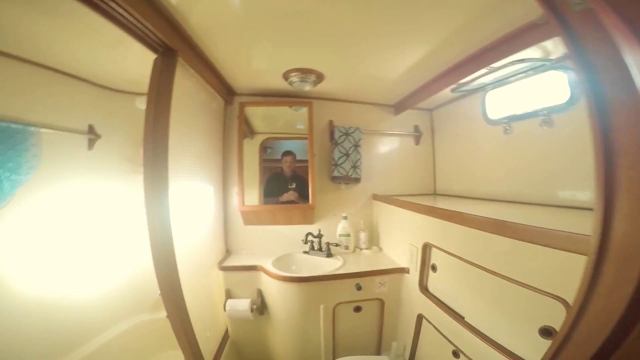 A Cabin Tour of a 40 Foot Trawler - YouTube