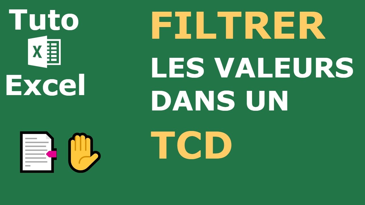 Comment filtrer les valeurs d'un tableau croisé dynamique sur Excel ...