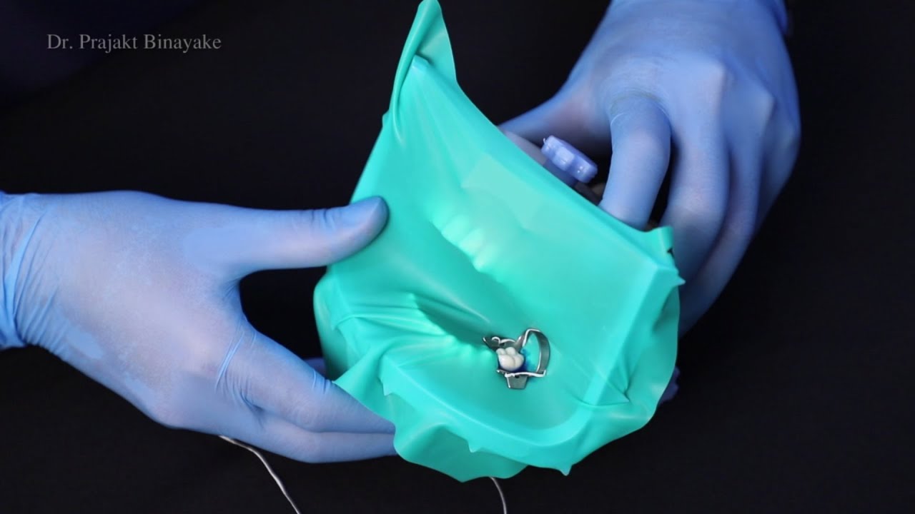 Rubber Dam Application On A Single Posterior Tooth . - YouTube